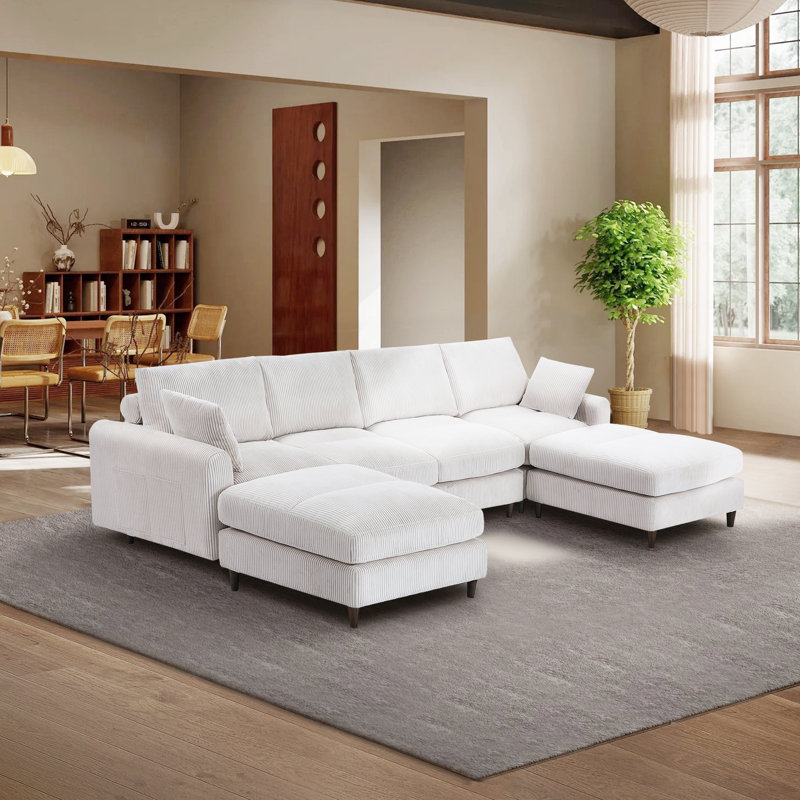 Wayfair sofa with ottoman store
